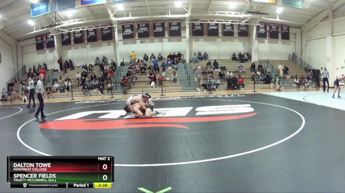 174 lbs Cons. Round 2 - Dalton Towe, Montreat College vs Spencer Fields ...