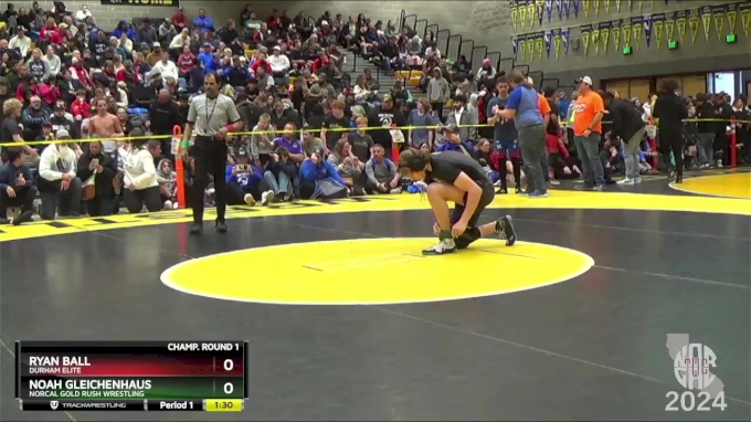 153 lbs Champ. Round 1 - Ryan Ball, Durham Elite vs Noah Gleichenhaus ...