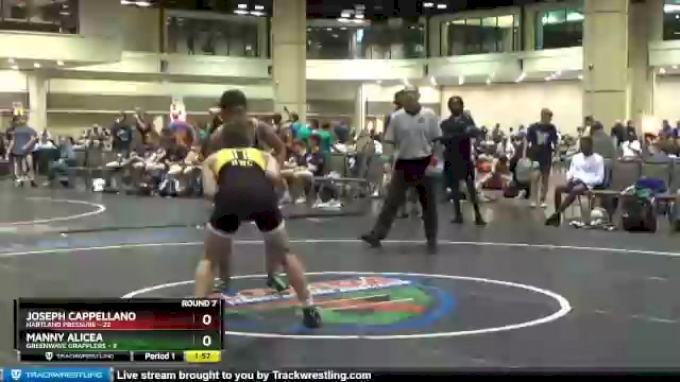 145 lbs Round 7 (8 Team) - Joseph Cappellano, Hartland Pressure vs ...