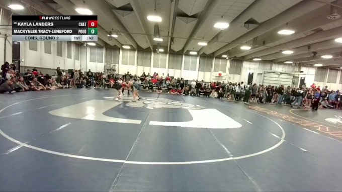 115 lbs Cons. Round 2 - Kayla Landers, Chatfield vs Mackynlee Tracy ...