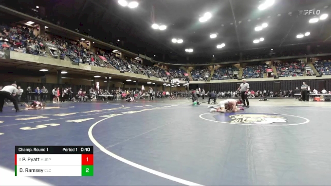 113 lbs Champ. Round 1 - Paxton Pyatt, Murphysboro vs Dylan Ramsey ...