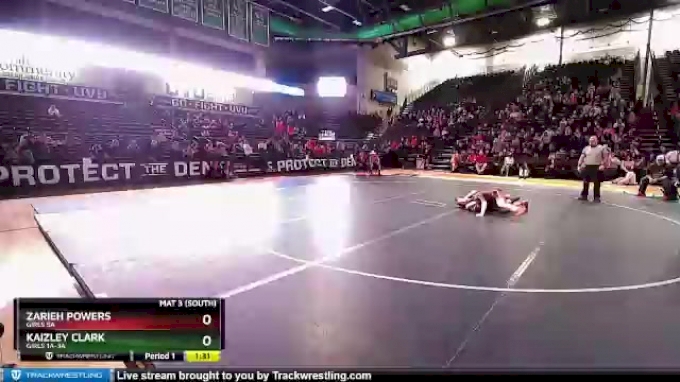 1st Place Match - Kaizley Clark, Girls 1A-3A vs Zarieh Powers, Girls 5A