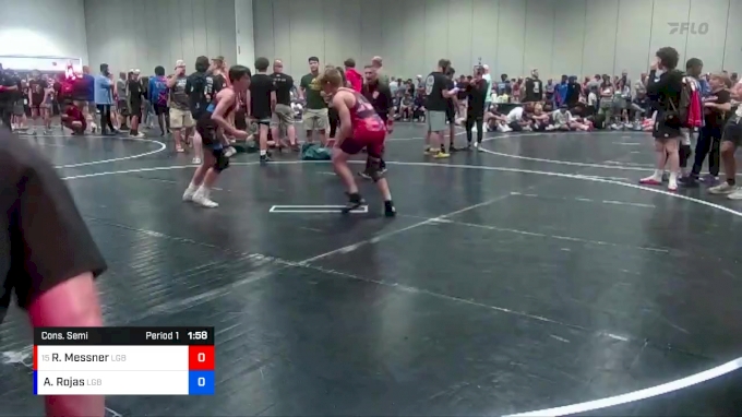 106 lbs Cons. Semi - Rudy Messner, Braves vs Andres Rojas, Miami ...