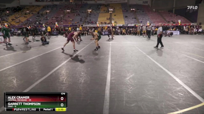 174 lbs 2nd Wrestleback (16 Team) - Alex Cramer, Central Michigan vs ...
