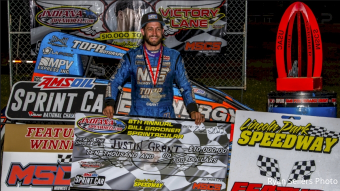 Justin Grant Scores First Lincoln Park Speedway USAC Sprint Car Win ...