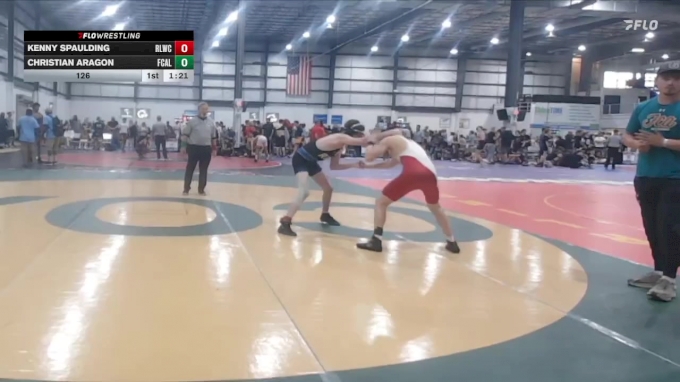 126 lbs 1 - Kenny Spaulding, RED LION WRESTLING CLUB vs Christian ...