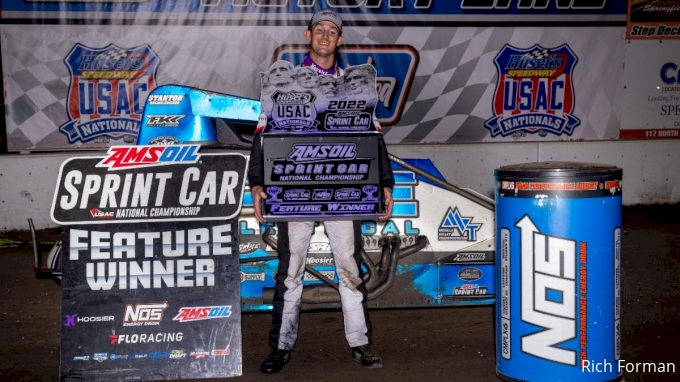 Mitchel Moles Scores Elusive USAC Sprint Car Win At Huset's - FloRacing