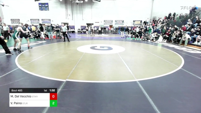 126 lbs Semifinal - Mario Del Vecchio, St. Mary vs Vincent Paino, St ...