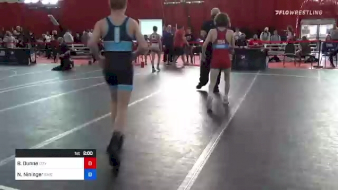 48 kg Quarterfinal - Benjamin Dunne, Izzy Style Wrestling vs Noah ...