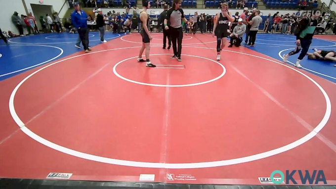 160 lbs Final - Parker Adams, Vinita Kids Wrestling vs Corbin Miller ...