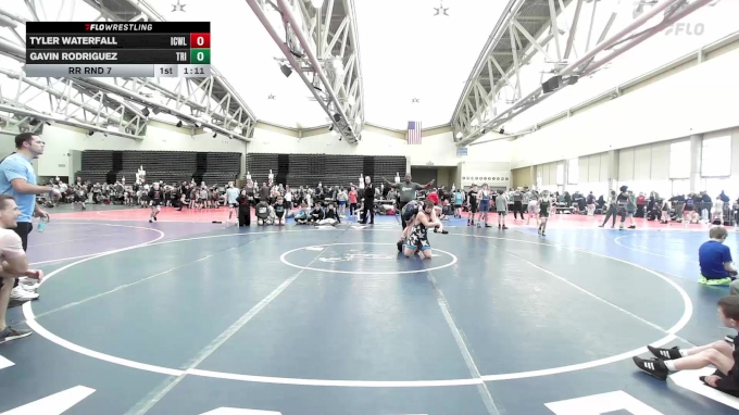 111 lbs Rr Rnd 7 - Tyler Waterfall, ICWL Bruisers Elite vs Gavin ...