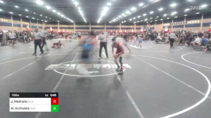 116 lbs Consolation - Jordan Medrano, Delano Diablos vs Michael ...