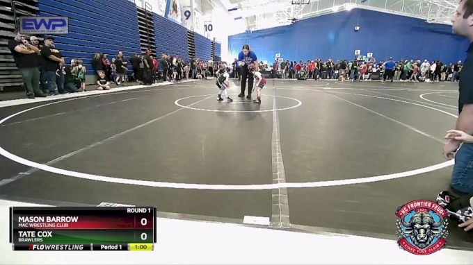 37 lbs Round 1 - Mason Barrow, MAC Wrestling Club vs Tate Cox, Brawlers