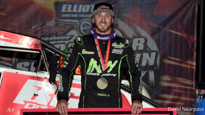 Kevin Thomas Jr. Makes Triumphant Return To USAC Victory Lane - FloRacing