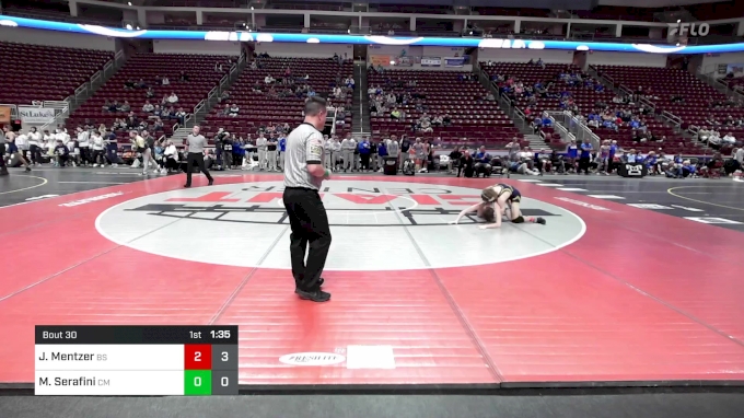 133 lbs Round Of 16 - Jackson Mentzer, Boiling Springs vs Mario ...