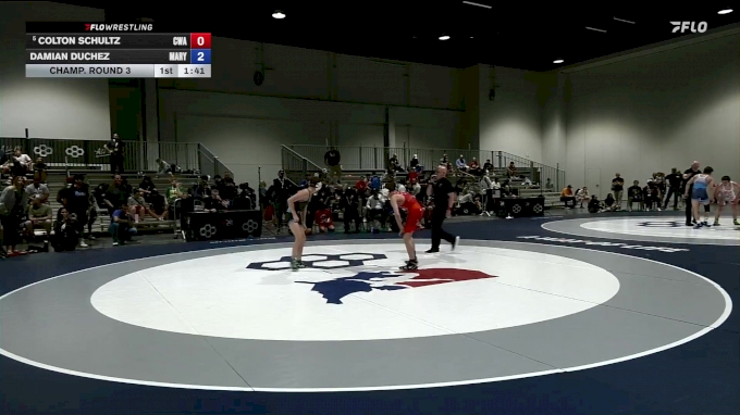 48 lbs Champ. Round 3 - Colton Schultz, Callan Wrestling Academy vs ...
