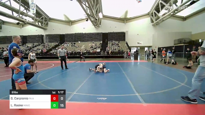 61 lbs Rr Rnd 1 - Gene Carpionio, PA Alliance ES White vs Logan Raske ...