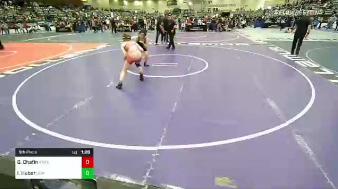 135 lbs 5th Place - Bailey Chafin, Sweet Home Mat Club vs Isabella ...
