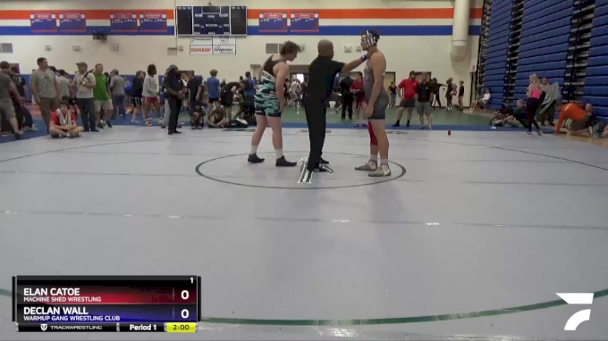 285 lbs Round 2 - Declan Wall, Warmup Gang Wrestling Club vs Elan Catoe ...