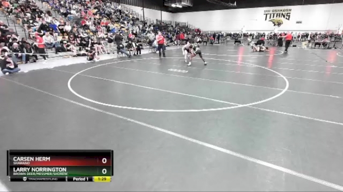 157 lbs Champ. Round 3 - Larry Norrington, Brown Deer/Messmer/Shorew ...