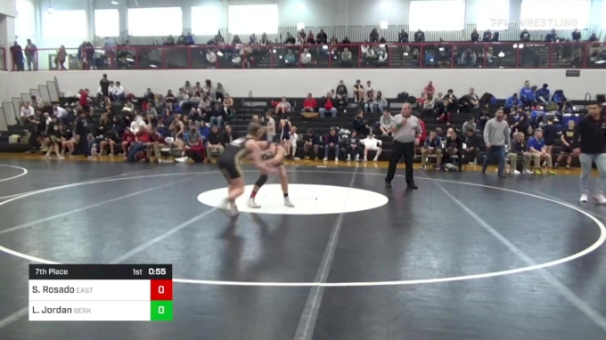 120 lbs 7th Place - Steven Rosado, Eastern Lebanon County vs Luke ...