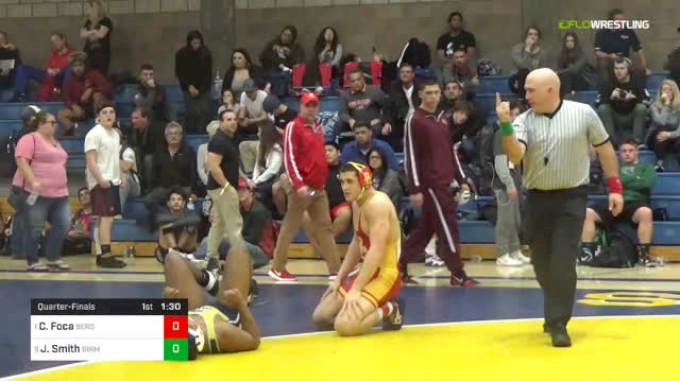 182 lbs Quarterfinal - Chris Foca, Bergen Catholic (NJ) vs Jonovan ...