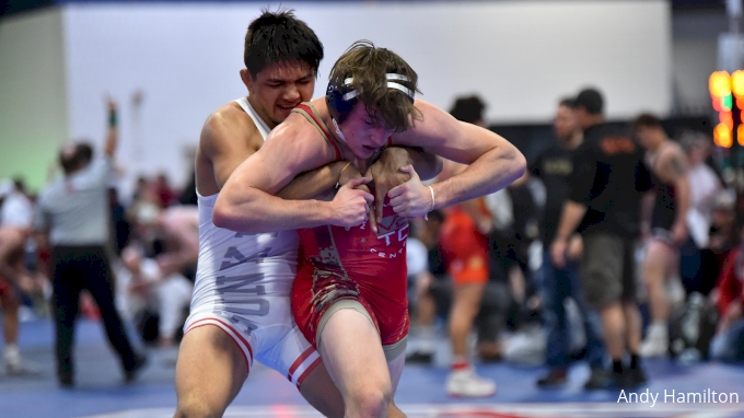 160 lbs Quarterfinal - Andrew Christie, PA vs Nicco Ruiz, CA