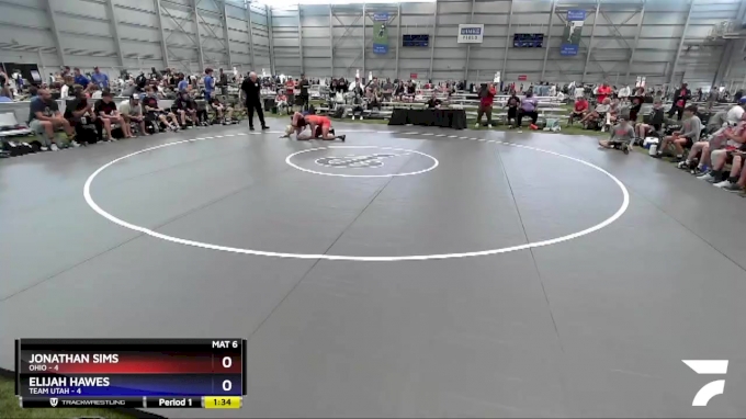 170 lbs Semis & 3rd Wb (16 Team) - Jonathan Sims, Ohio vs Elijah Hawes ...