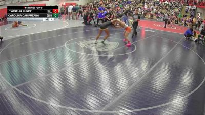 115 lbs Quarterfinal - Yoselin Nunez, Dallas vs Carolina Campuzano ...