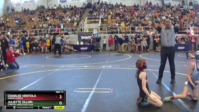 118 lbs 5th Place Match - Abigail Huff, Court House Cobras vs Rachel ...