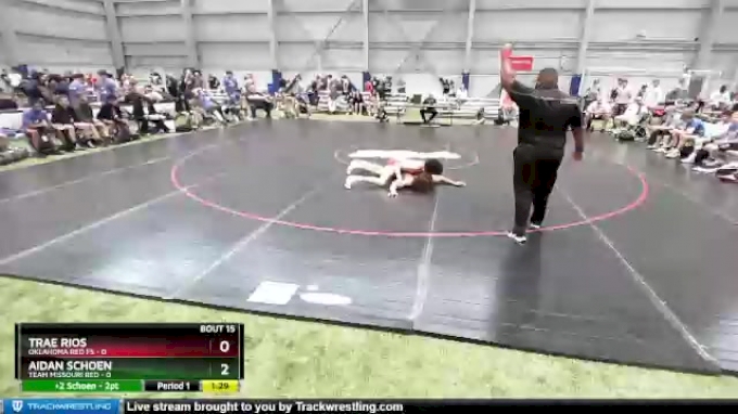 138 lbs Quarters & 1st Wb (16 Team) - Trae Rios, Oklahoma Red FS vs ...