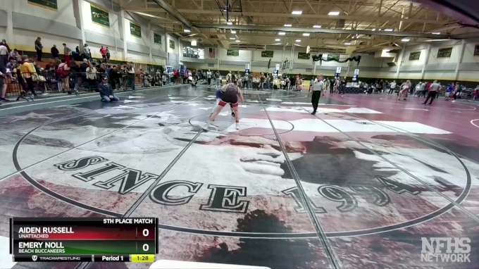 170 lbs 5th Place Match - Emery Noll, Beach Buccaneers vs Aiden Russell ...