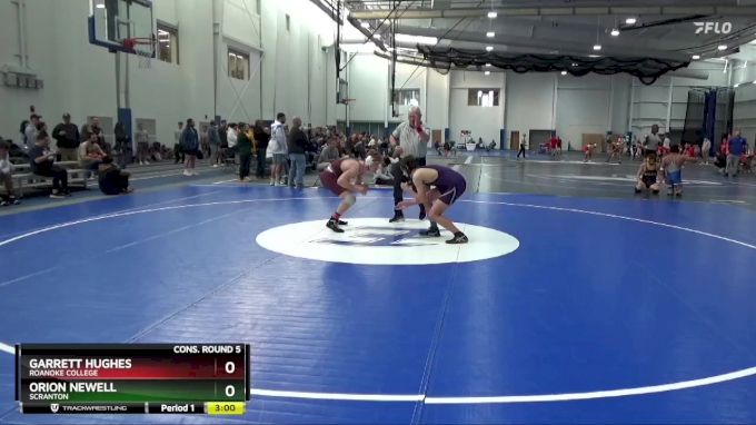 141 lbs Cons. Round 5 - Orion Newell, Scranton vs Garrett Hughes ...
