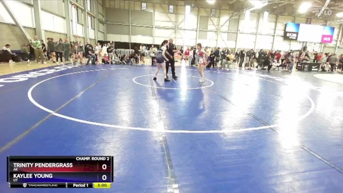 53 lbs Champ. Round 2 - Trinity Pendergrass, AK vs Kaylee Young, UT