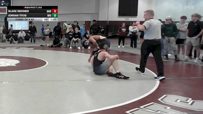 141 lbs Consi Of 8 #2 - Blake Reihner, Davidson vs Jordan Titus, West ...