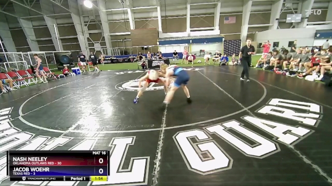 120 lbs Round 3 (6 Team) - Nash Neeley, Oklahoma Outlaws Red vs Jacob ...