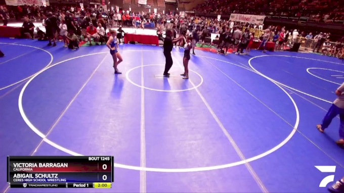 127 lbs Round 1 - Victoria Barragan, California vs Abigail Schultz ...