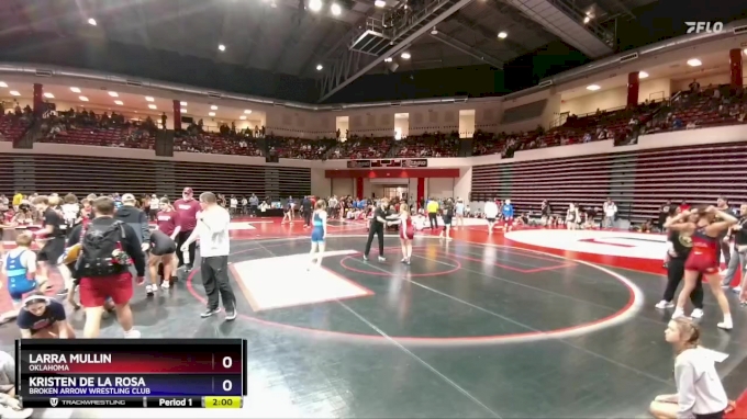 124 lbs Semifinal - Larra Mullin, Oklahoma vs Kristen De La Rosa ...