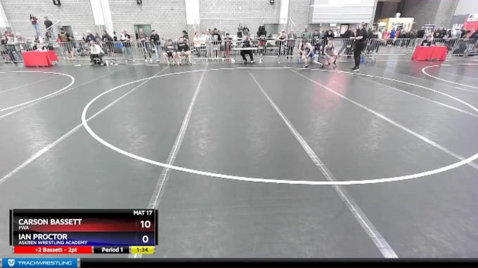 114 lbs Cons. Semi - Carson Bassett, FWA vs Ian Proctor, Askren ...