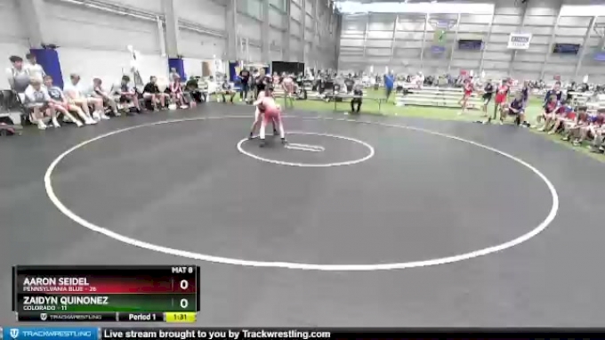 106 lbs Placement Matches (8 Team) - Aaron Seidel, Pennsylvania Blue vs ...