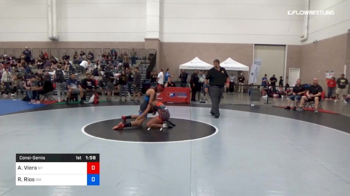 119 lbs Consolation - Alexandra Viera, Team New York vs Ruby Rios, Team ...