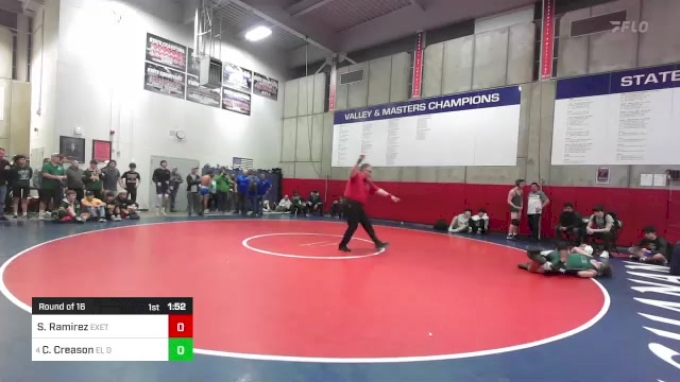 157 lbs Round Of 16 - Saul Ramirez, Exeter Union vs Christopher Creason ...