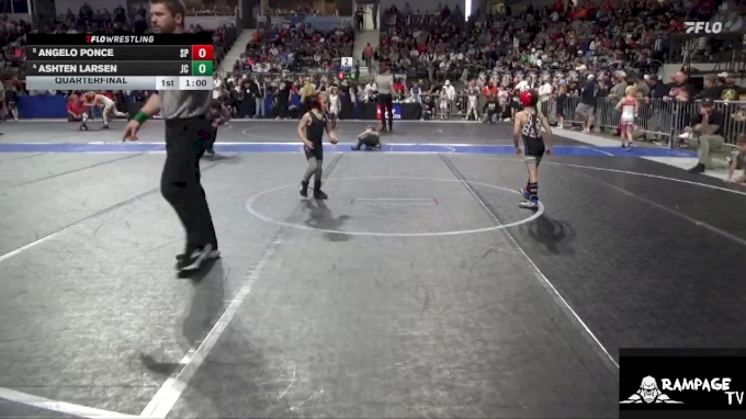 46 lbs Quarterfinal - Angelo Ponce, SC Punisher vs Ashten Larsen ...