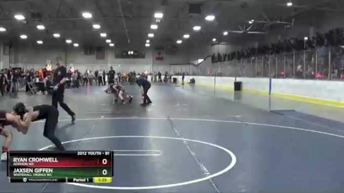 81 lbs Cons. Round 2 - Ryan Cromwell, Addison WC vs Jaxsen Giffen ...
