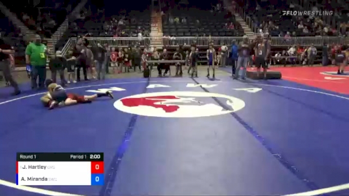 160 lbs Round 1 - Jarrett Hartley, Green River Grapplers vs Ayden ...