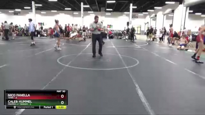 113 lbs Round 6 (8 Team) - Nico Fanella, TDWC vs Caleb Hummel, Proper ...