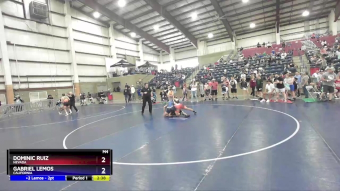 138 lbs Quarterfinal - Dominic Ruiz, Nevada vs Gabriel Lemos, California