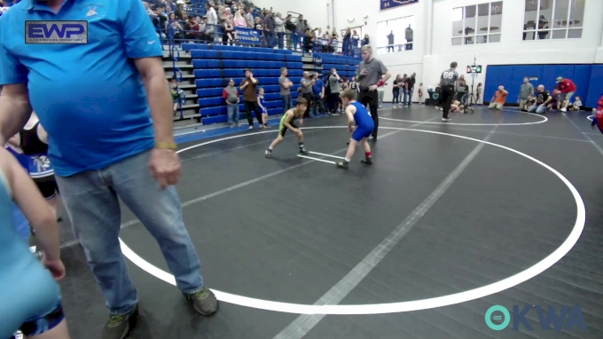 55 lbs Consi Of 8 #2 - Kade Williams, Little Axe Takedown Club vs Colt ...