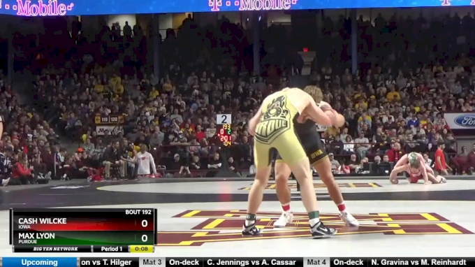 184 lbs Consi Of 4 - Cash Wilcke, Iowa vs Max Lyon, Purdue