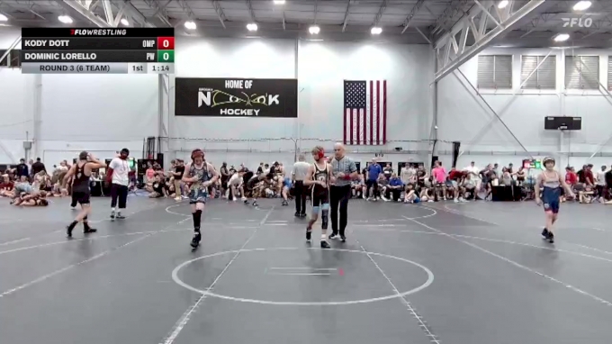 96 lbs Round 3 (6 Team) - Dominic Lorello, Prestige Worldwide vs Kody ...